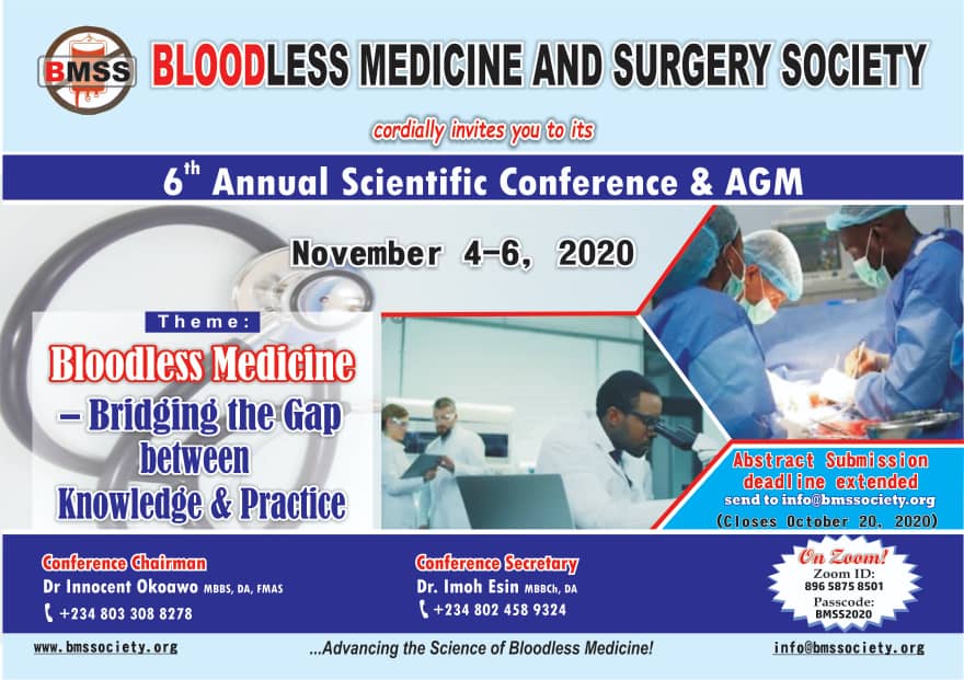BMSS Page — Bloodless Medicine & Surgery Society