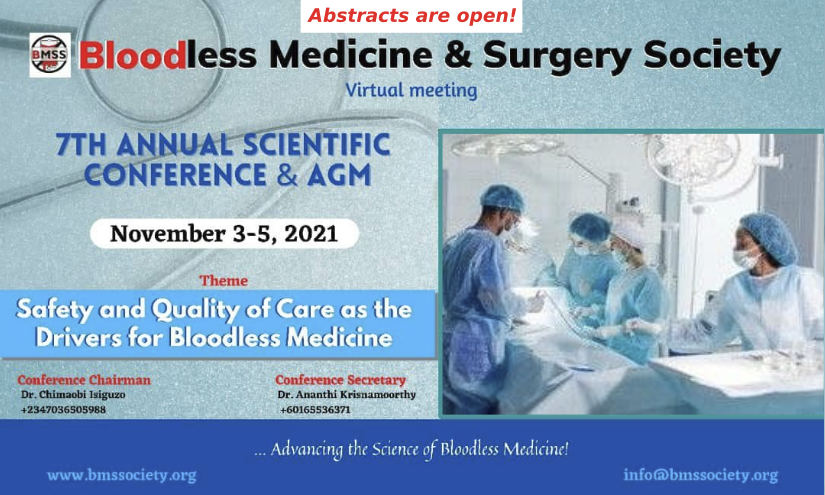 BMSS Page — Bloodless Medicine & Surgery Society